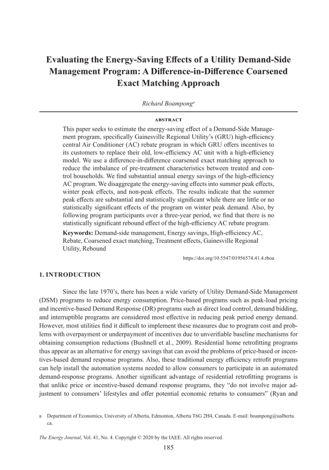 08 Evaluating the Energy-Saving Effects of a Utility Demand-Side Management Program - A ...