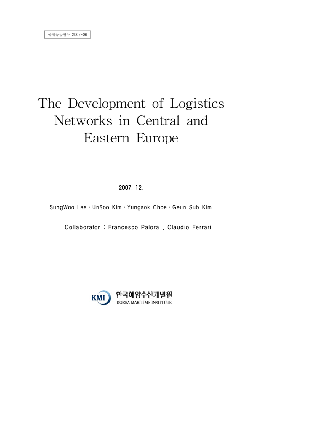 The development of logistics networks in Central and Eastern Europe